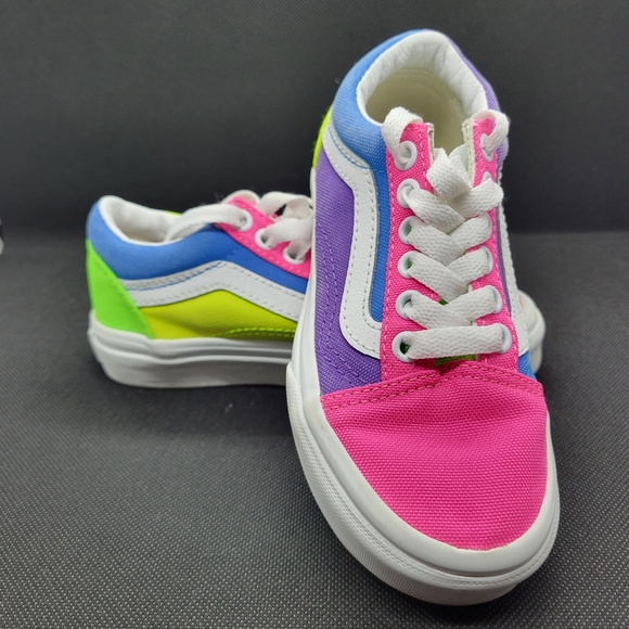 Vans | Shoes | 1c Vans Old Skool Neon Colorblock | Poshmark